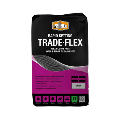 Palace Trade Flex Tile Adhesive x 20kg - All Colours - All Sizes ...