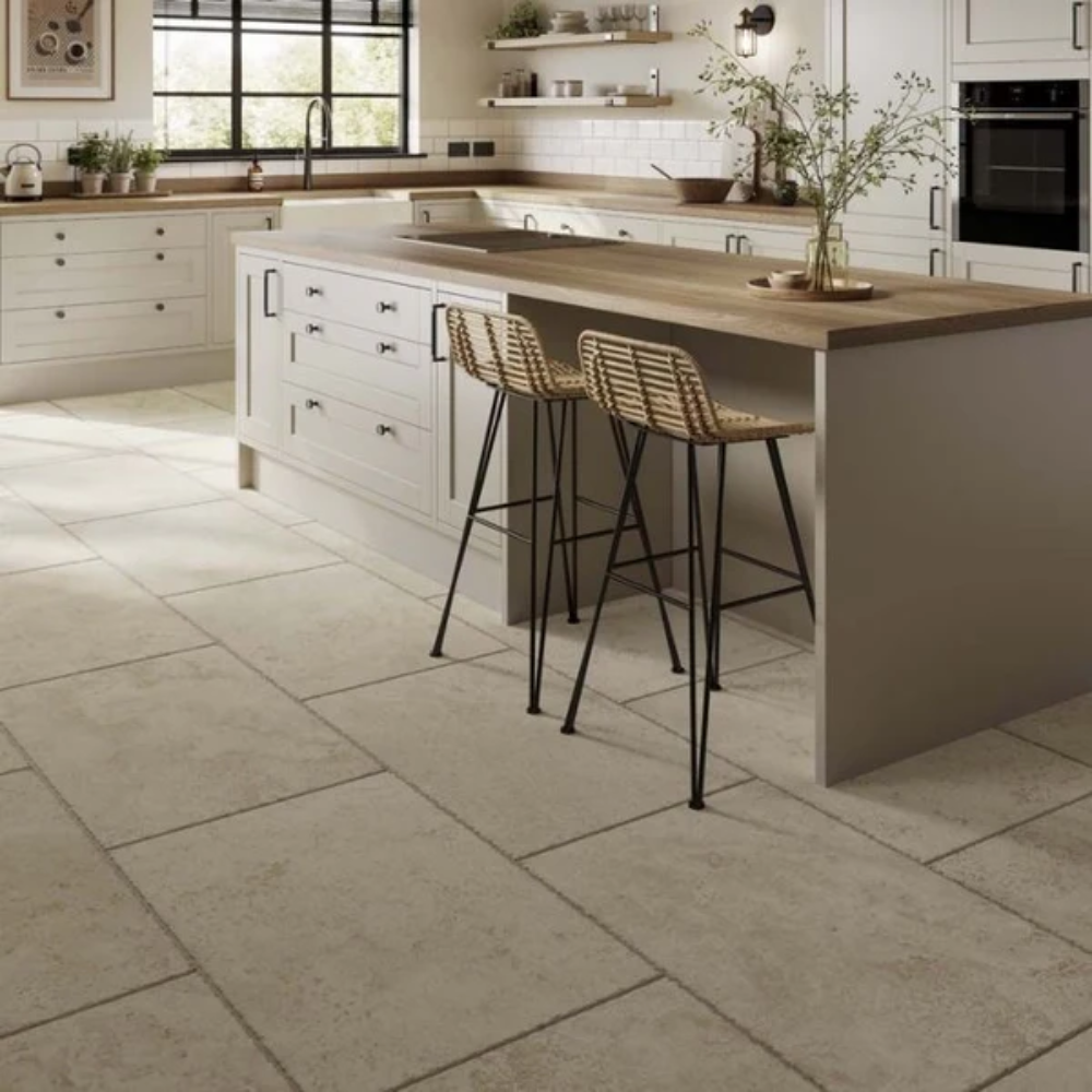 Gattola Beige Matt Porcelain Wall & Floor Tile 900mm x 600mm (2 per Box ...