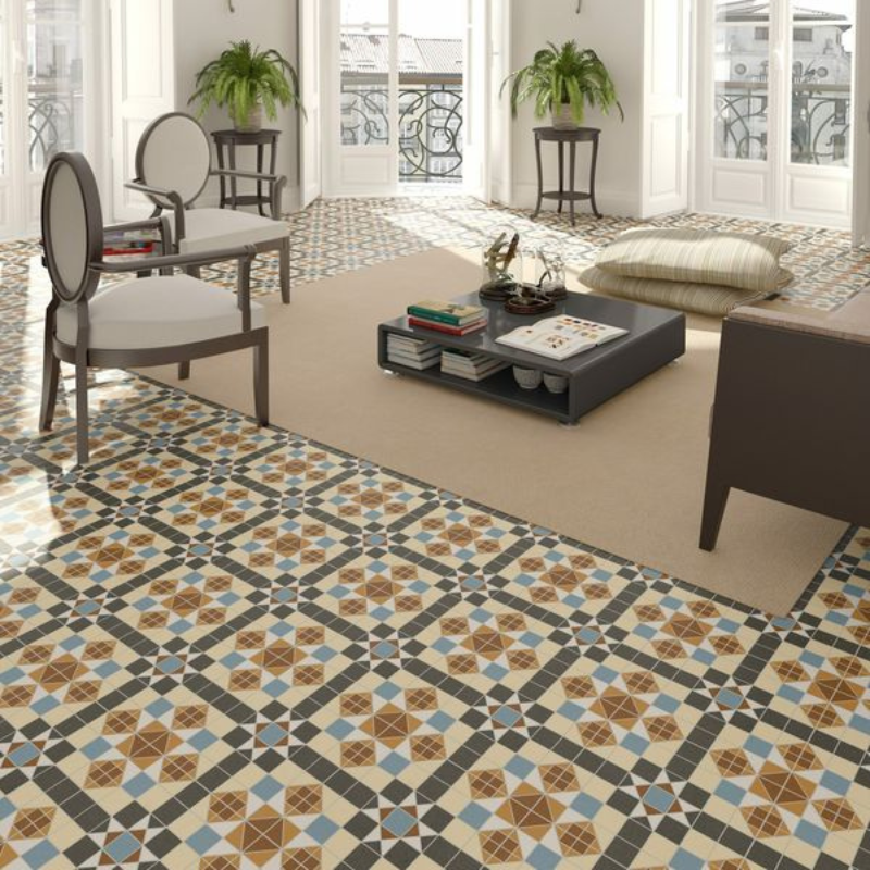 Vives Dorset Marron Tiles (Matt Finish) - Shop Online