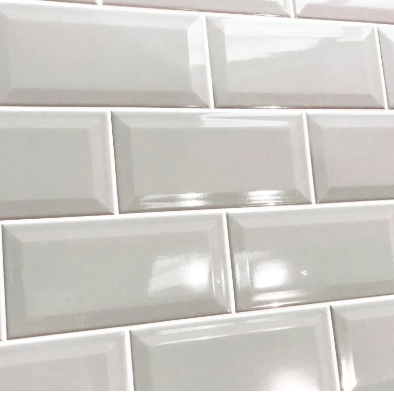 RAK Subway Light Grey Tiles (Gloss Finish) - Buy Now