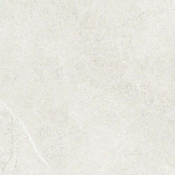 Cliveden White Matt Porcelain Wall & Floor Tile 607mm x 607mm (3 per ...