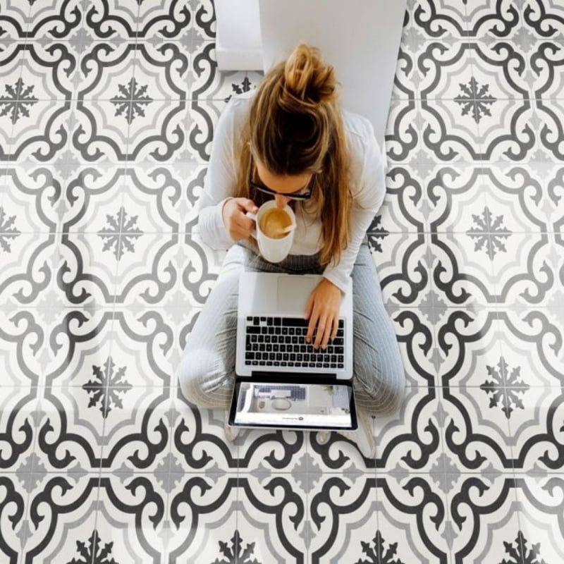 RAK Symphony Dark Grey Gaudi A Tiles (Matt Finish) - Buy Online